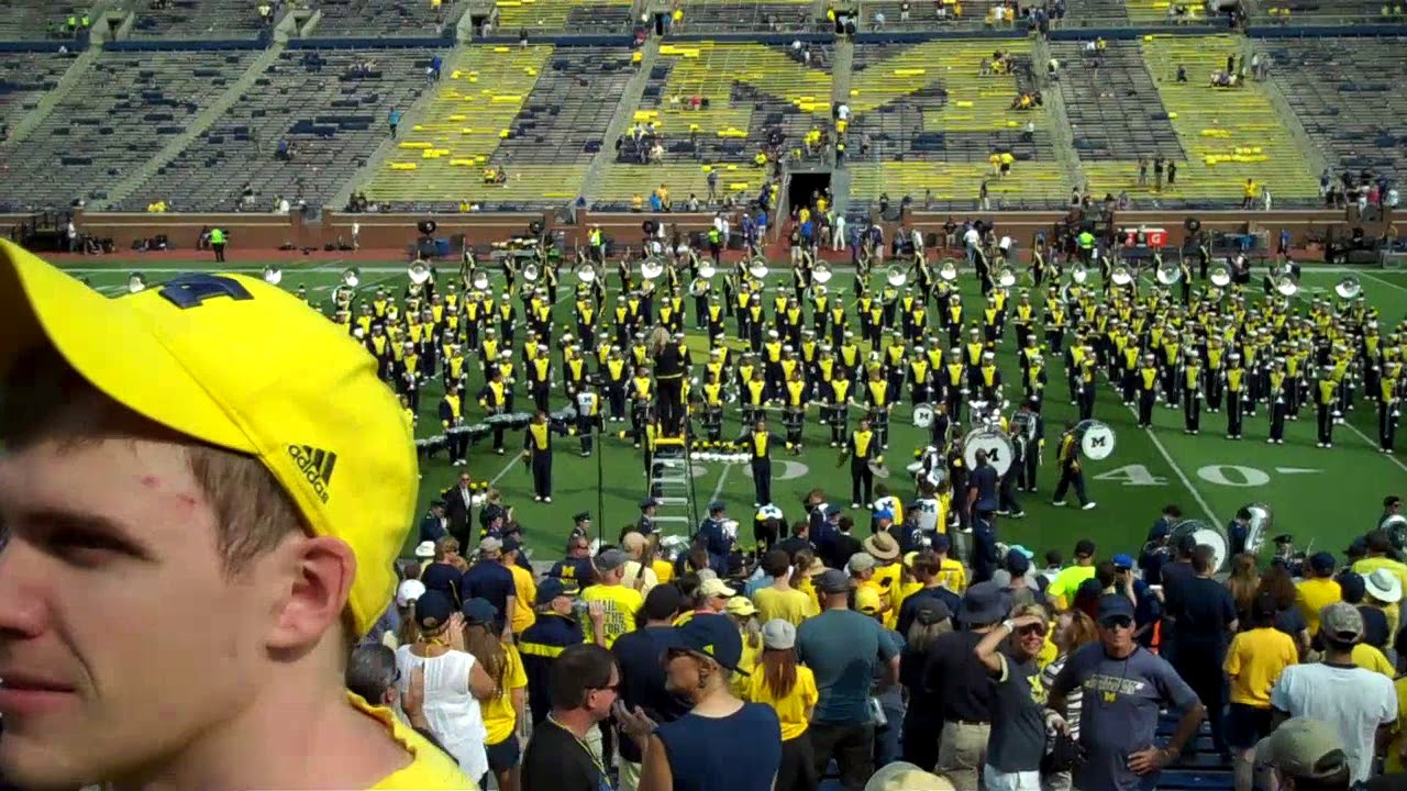 Michigan Marching Band Air Force Postgame - September 16, 2017 - YouTube
