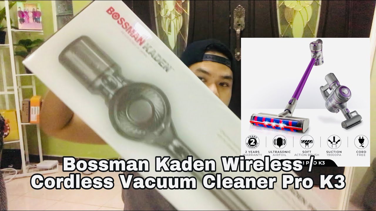 EP 169 : Bossman Kaden Wireless / Cordless Vacuum Cleaner Pro K3 Review ...