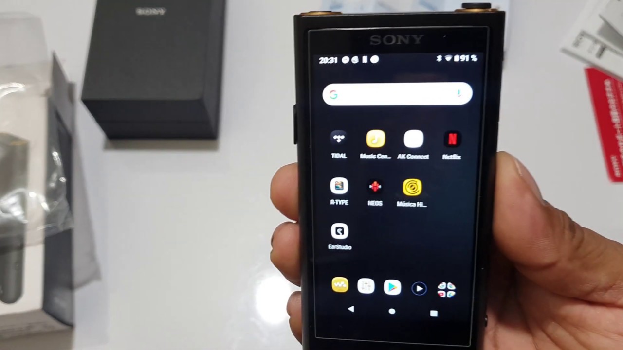 revision nuevo reproductor sony Walkman® NW-ZX500- 507 - YouTube