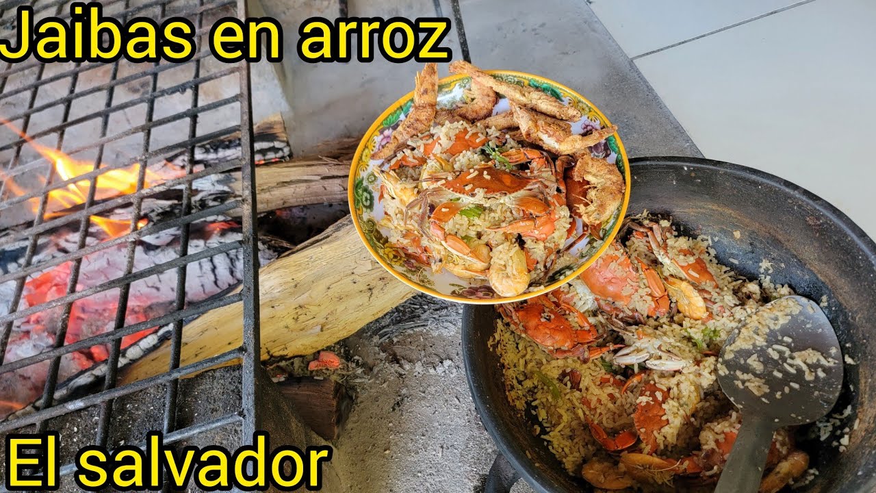COMO HACER "JAIBAS EN ARROZ" RECETA DE EL SALVADOR - YouTube