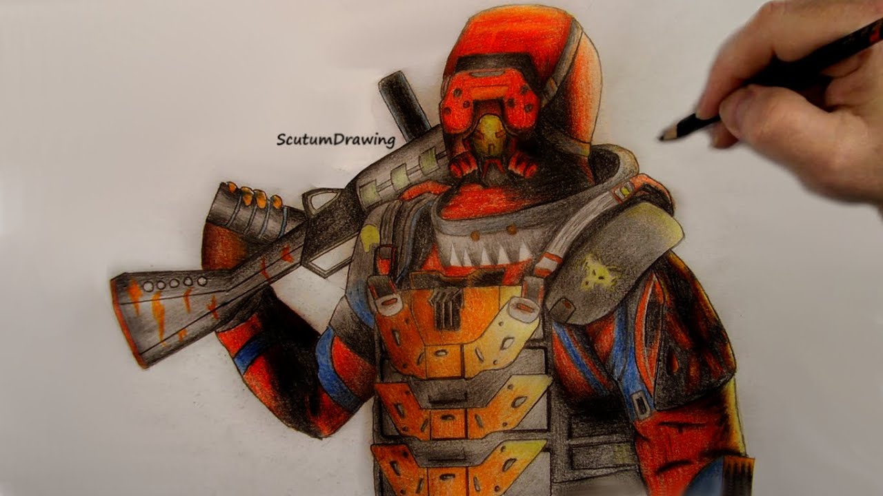 Firebreak - Speed Drawing - How To Draw - Call of Duty: Black Ops 3 ...