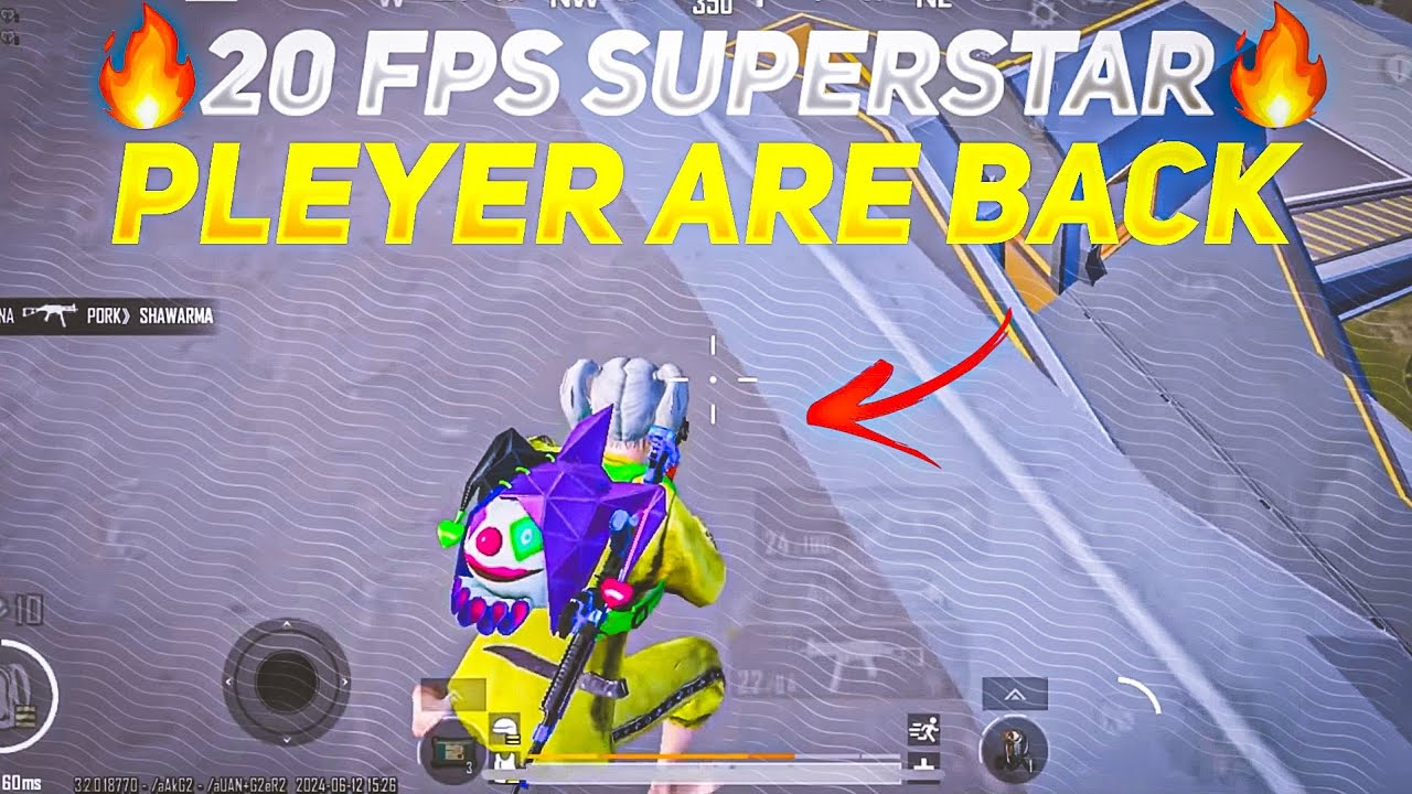20 FPS SUPERSTAR PLAYER ARE BACK 💥🚀Monster Player Bgmi MONTAGE Low End ...