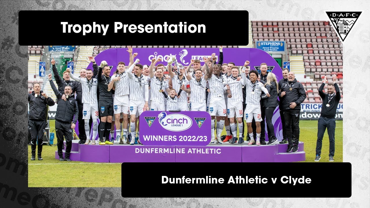 Trophy Presentation | 29/04/2023 | SPFL cinch League One Champions 2022 ...
