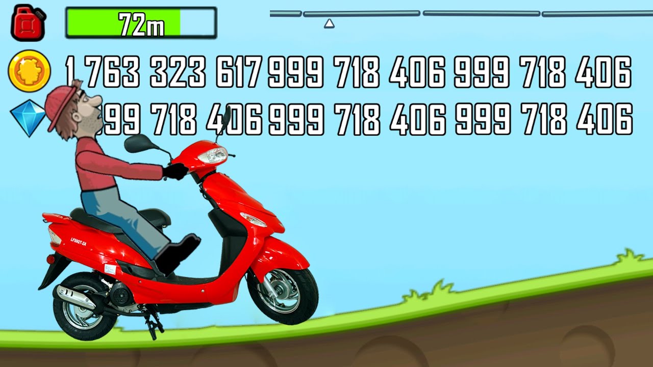 Moped - Minibike? Hill Climb Racing! Unlimited Coins and Unlimited Gems ...