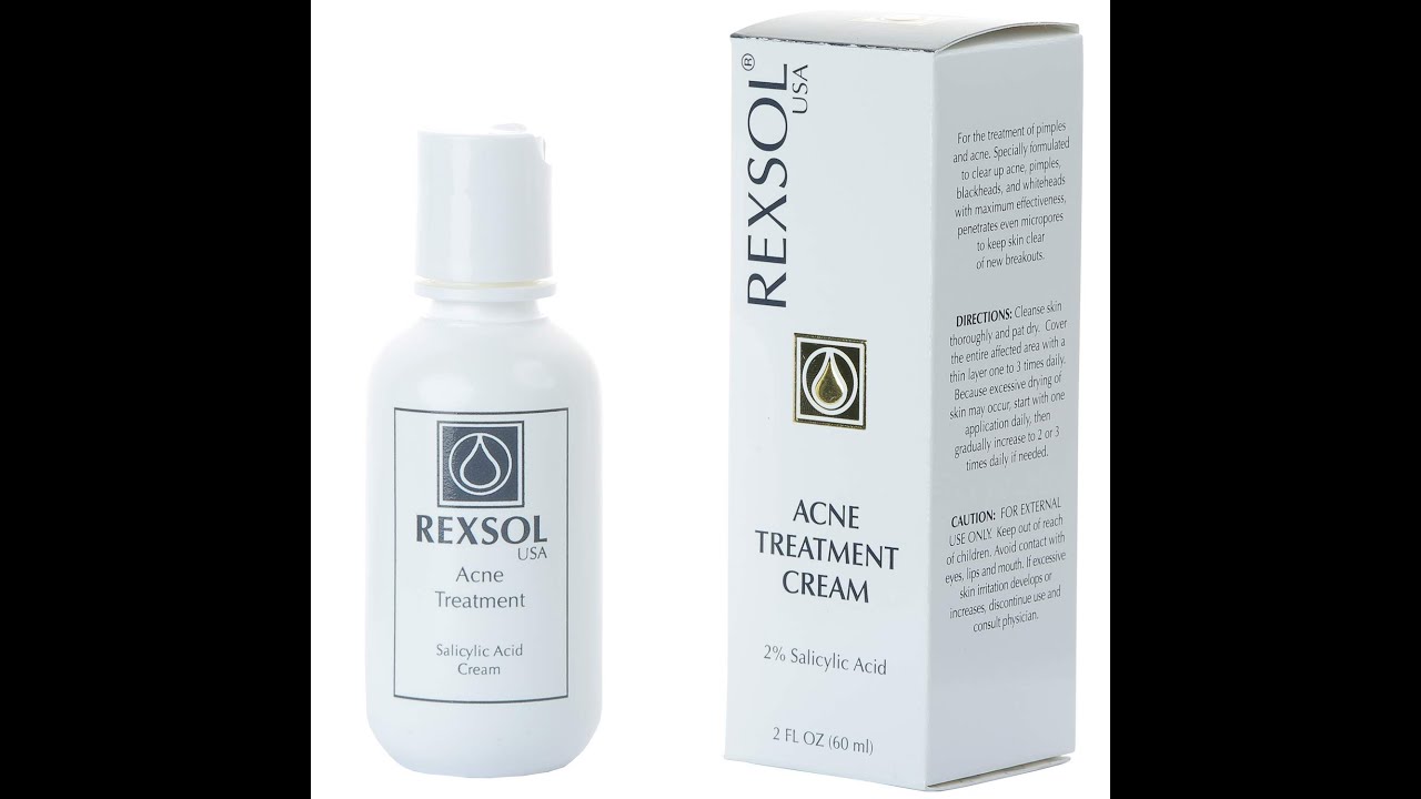 REXSOL ACNE TREATMENT CREAM - YouTube