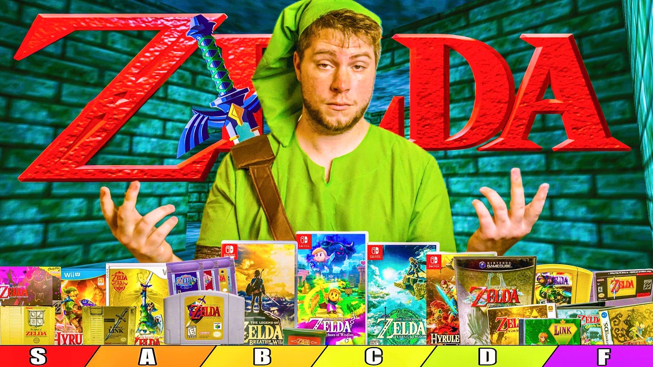 I Played and Ranked Every Zelda Game EVER - YouTube