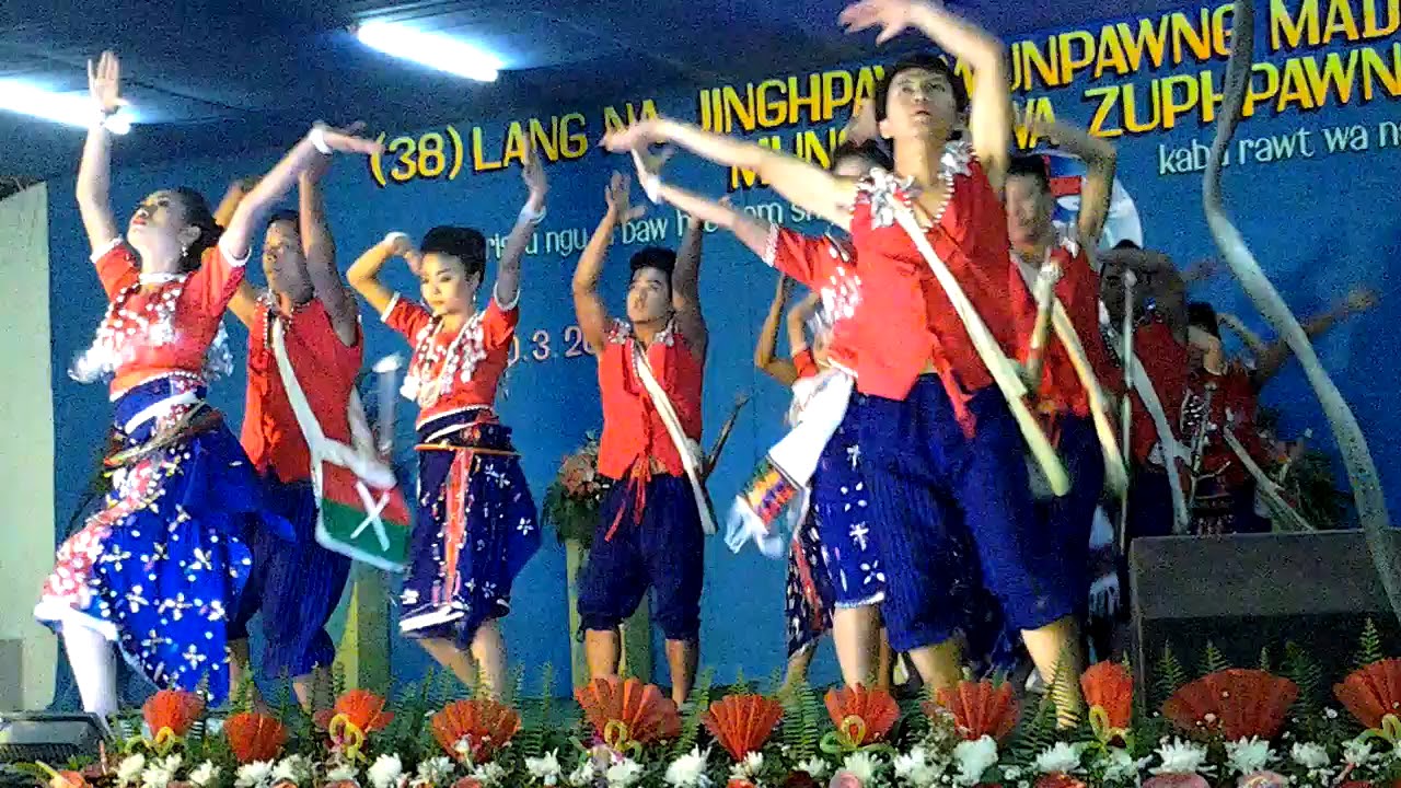 The most popular modernize kachin traditional dance - YouTube