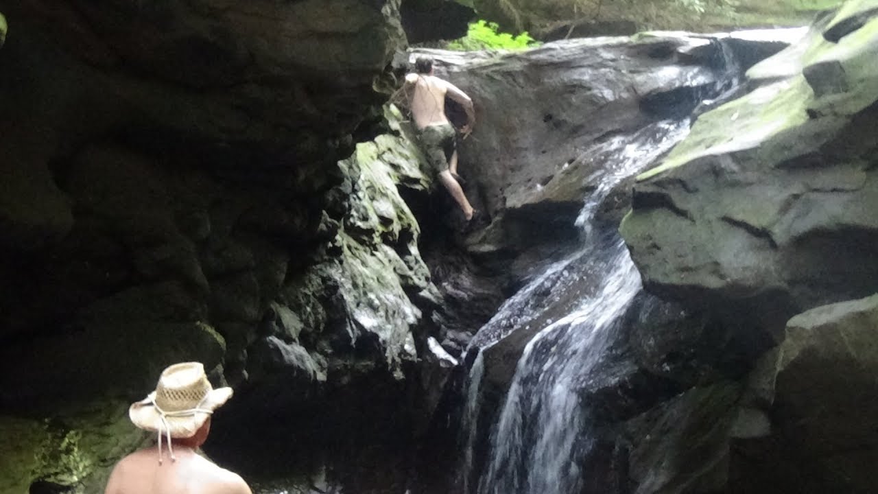 CHECK OUT THIS HIDDEN WATERFALL: Grayson Lake KY - YouTube