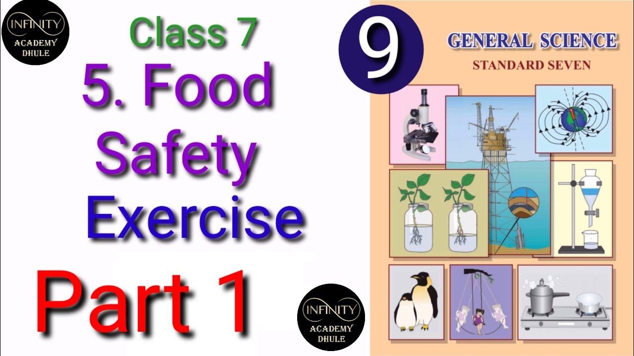 5 Food Safety Exercise Question 1 and 2 7th General Science easy Answer ...