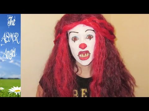 Pennywise the Clown from Stephen King's IT Makeup tutorial - ASMR - YouTube