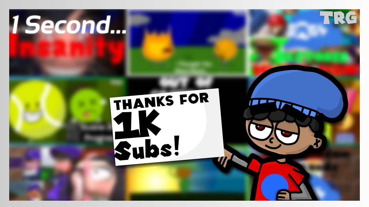 1 Second of Each and Every one of my Videos (The 1K Subs Special) - YouTube