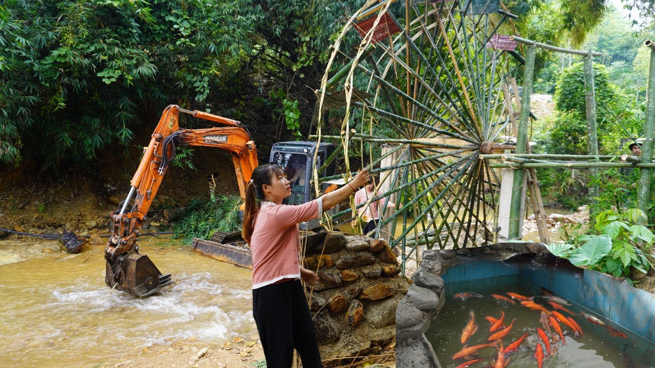 FULL VIDEO: 30 Days Build a System To Take Water From The Stream To The ...