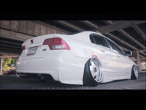 HONDA CIVIC FD STANCE, BAGGED, THAILAND - YouTube