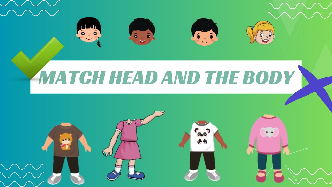 head body match game - YouTube
