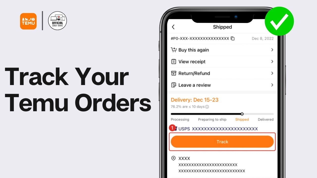 How To Track Your Temu Orders for Delivery Updates 2024 | Track Order ...