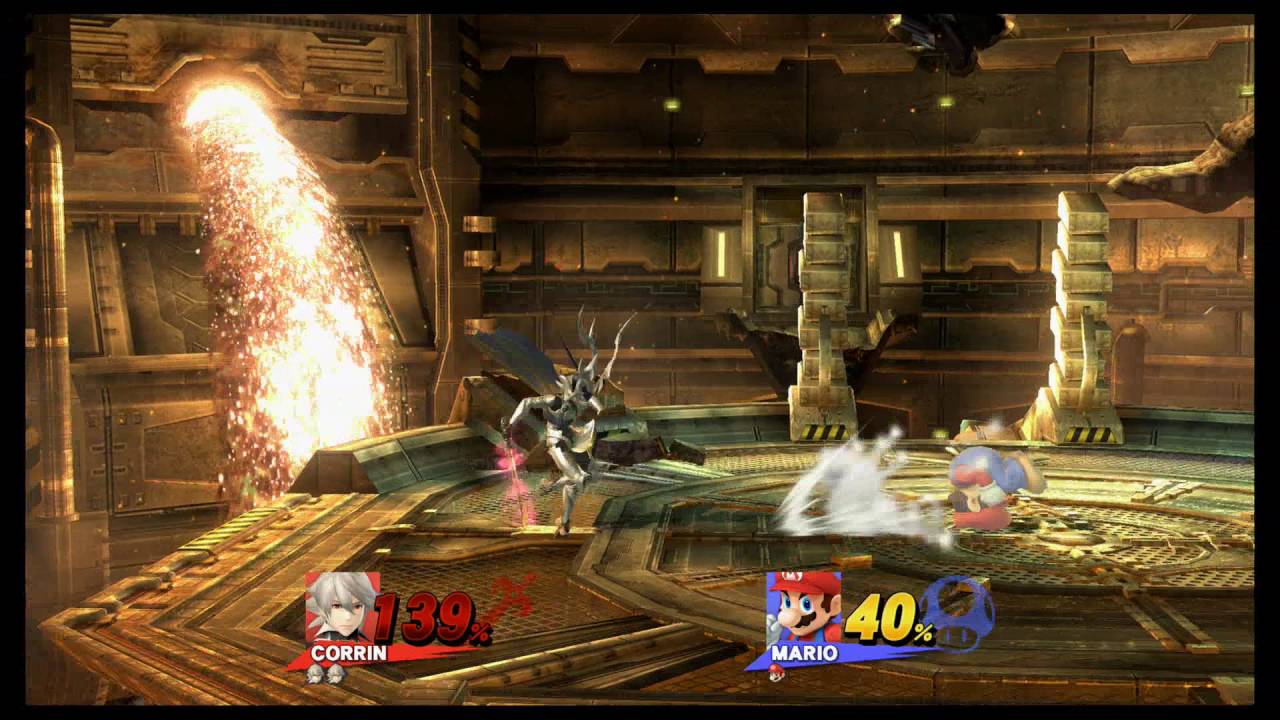 Smash Bros Wii U | Local | Corrin vs. Mario - YouTube