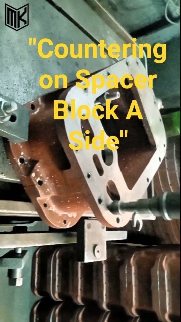 "Countering on Spacer Block A Side"#machine #manufacturing # spacer ...