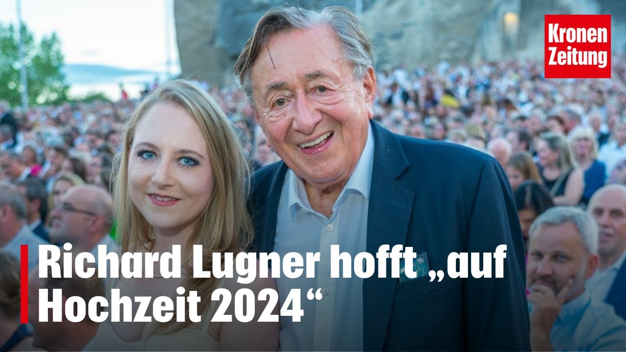 Richard Lugner hofft „auf Hochzeit 2024“ | krone.tv NEWS - YouTube