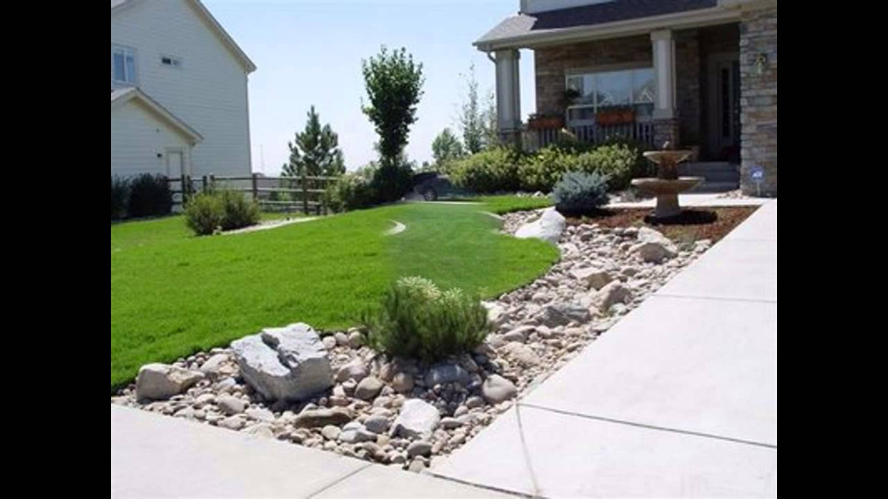 Cool Front yard landscaping ideas - YouTube