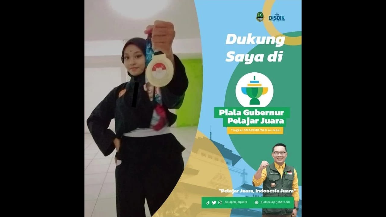 Piala Gubernur Pelajar Juara 22 - Pencak Silat - Putri Ayuni - YouTube