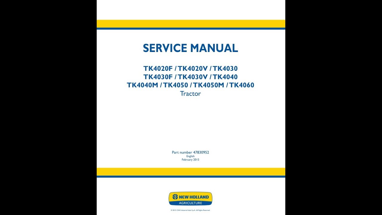 TK4020F, TK4020V, TK4030, TK4030F, TK4030V, TK4040, TK4040M, TK4050 ...