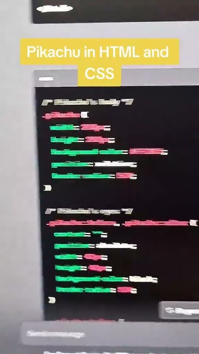ChatGPT Creating Pikachu in HTML and CSS - YouTube