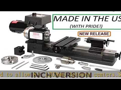 Sherline 8 Inch Lathe Package A 4000A - YouTube