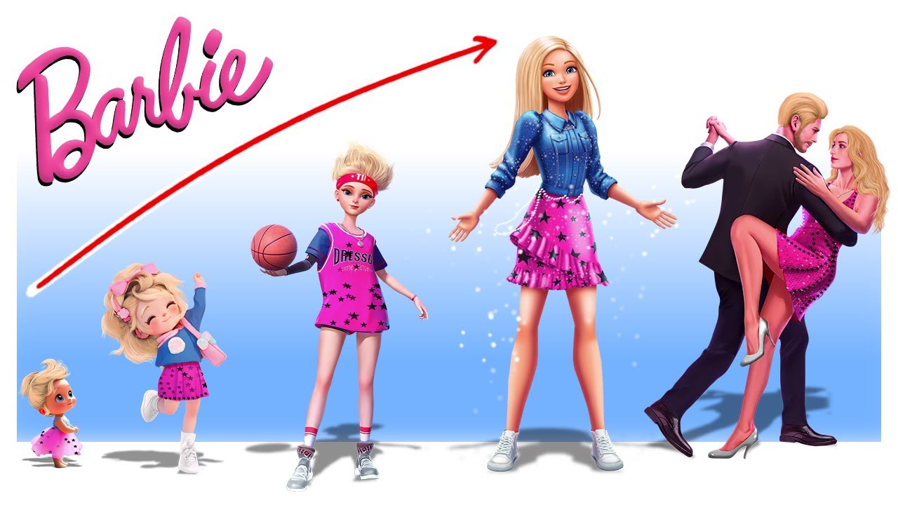 Barbie Growing Up Full | Fashion Wow - YouTube