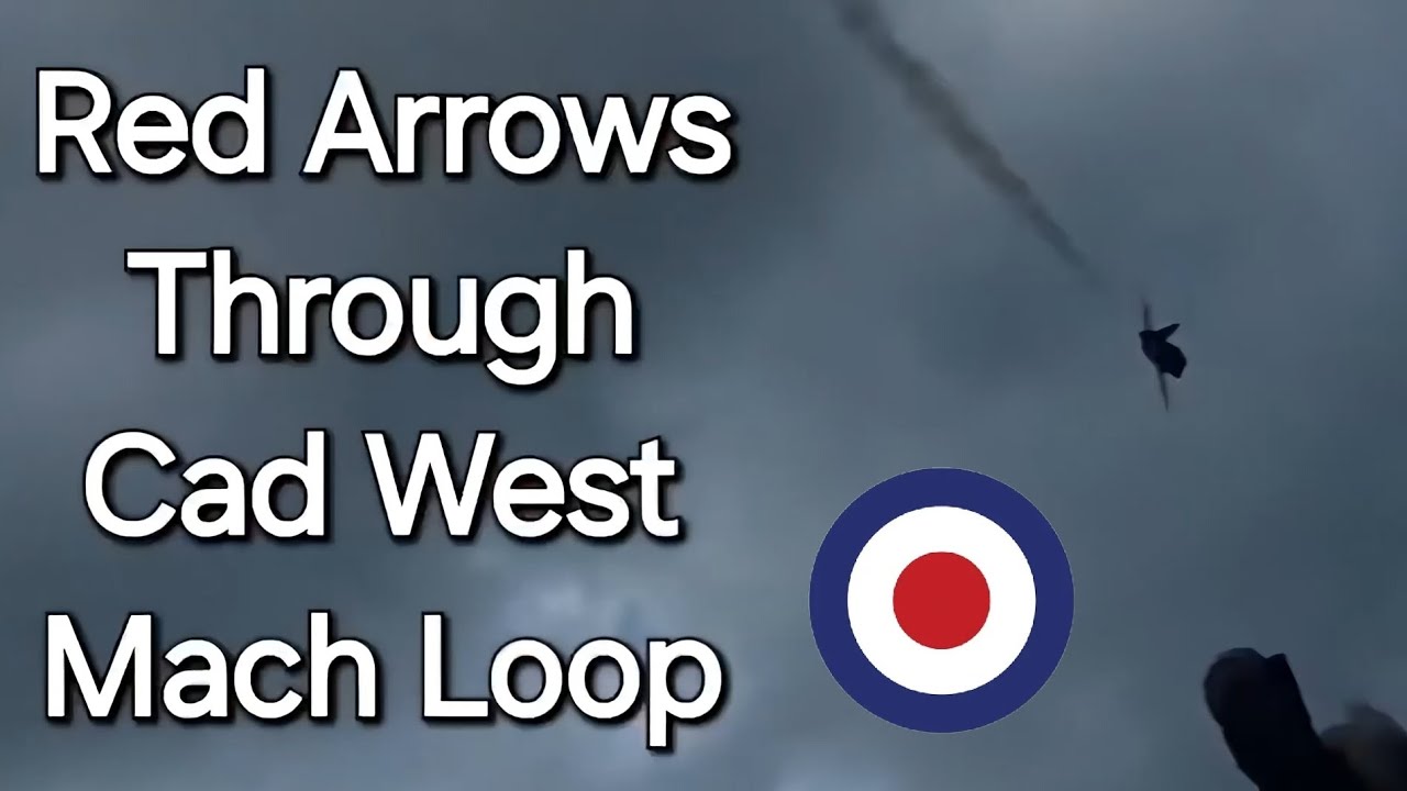 Yes!! The RAF Red Arrows Visit The Mach Loop - YouTube