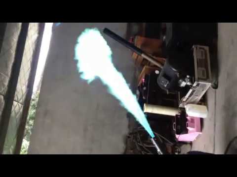 blue cold cold flame gun - YouTube