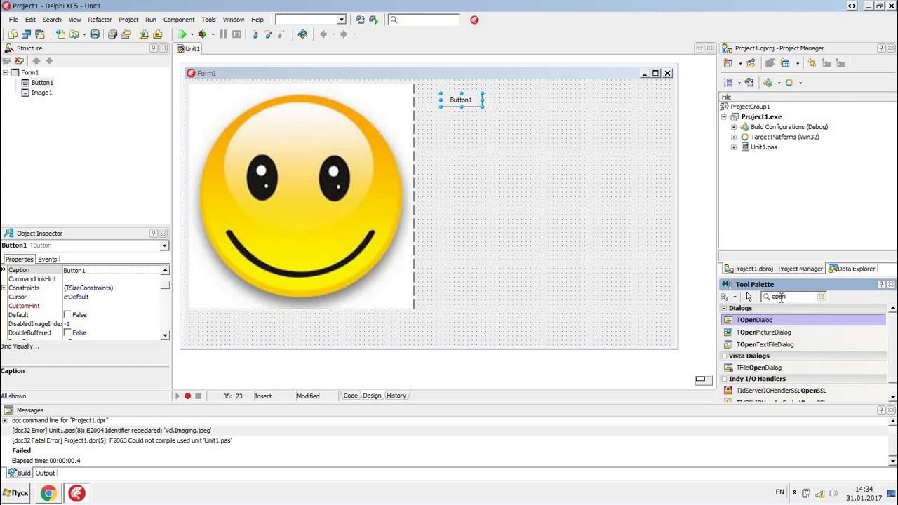 Delphi - Image & opendialog component - YouTube
