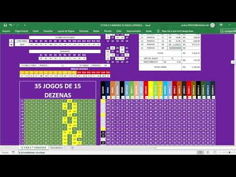 Desdobramento 19 para 15 dezenas 35 jogos aumente suas chances lotofácil