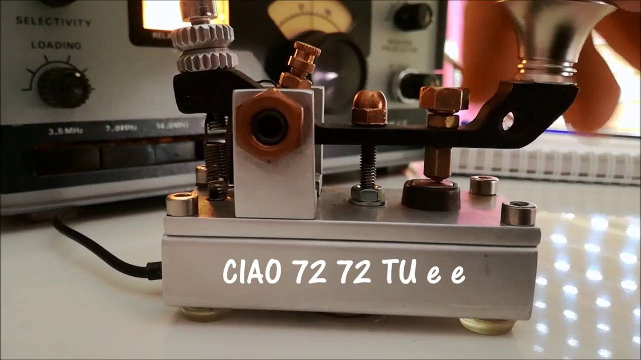 Clack clack!!! sound Key morse - YouTube