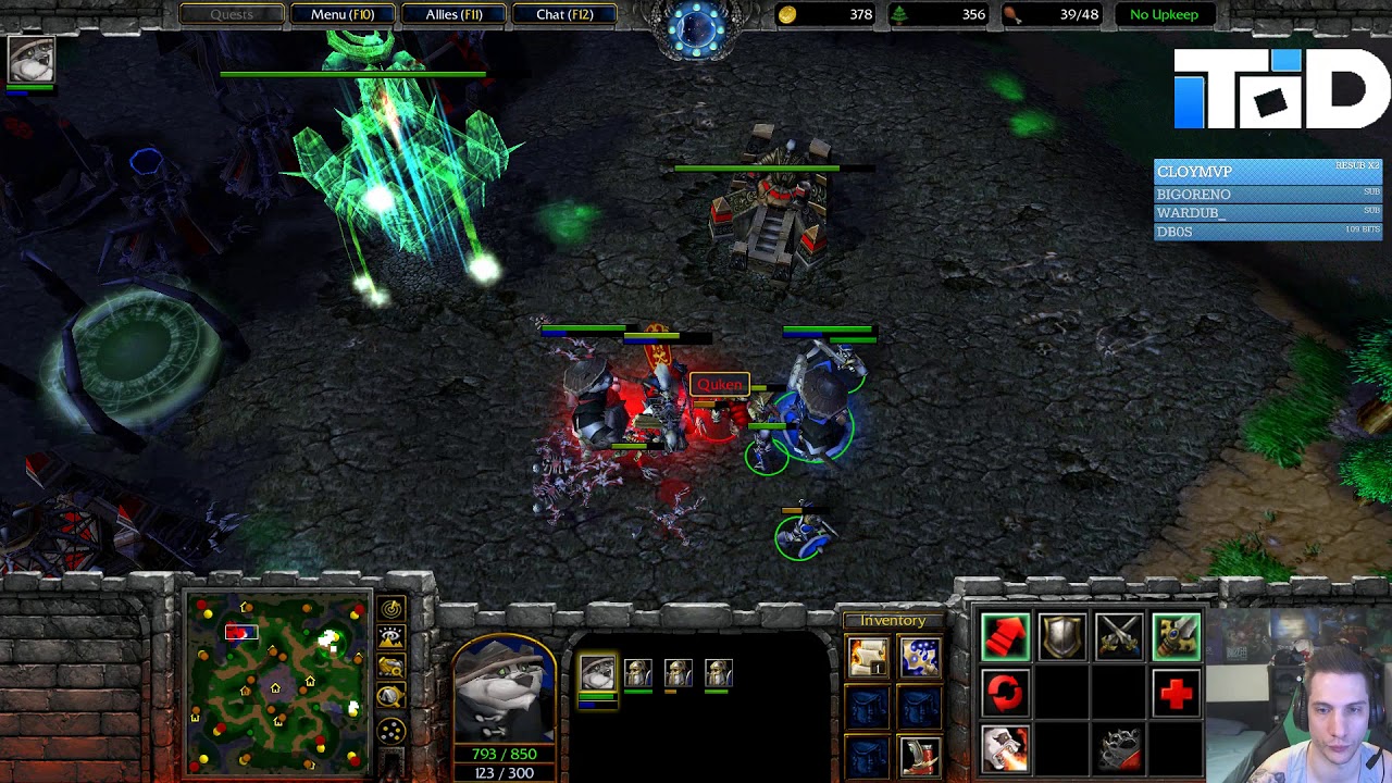 WarCraft III - PANDA FIRST VS UNDEAD (Twisted Meadows) - YouTube