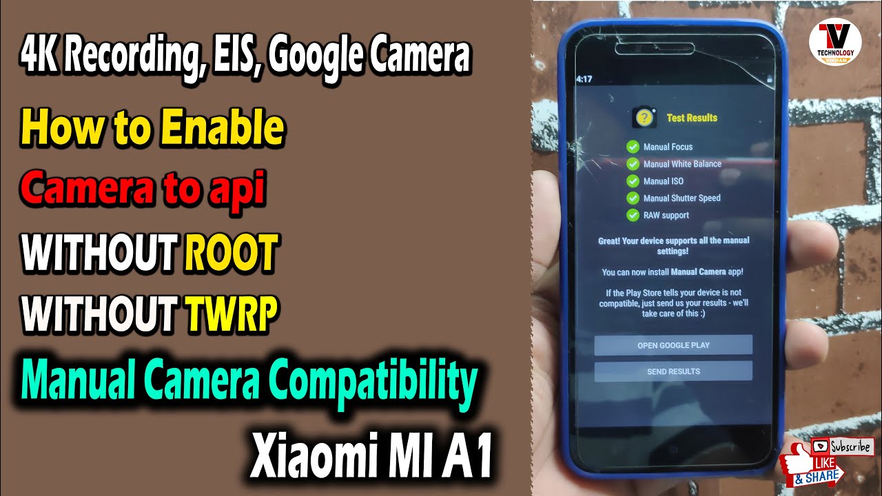 Google Camera on Mi A1 | Enable Camera to Api | Without ROOT & Without TWRP | Work with Any ...
