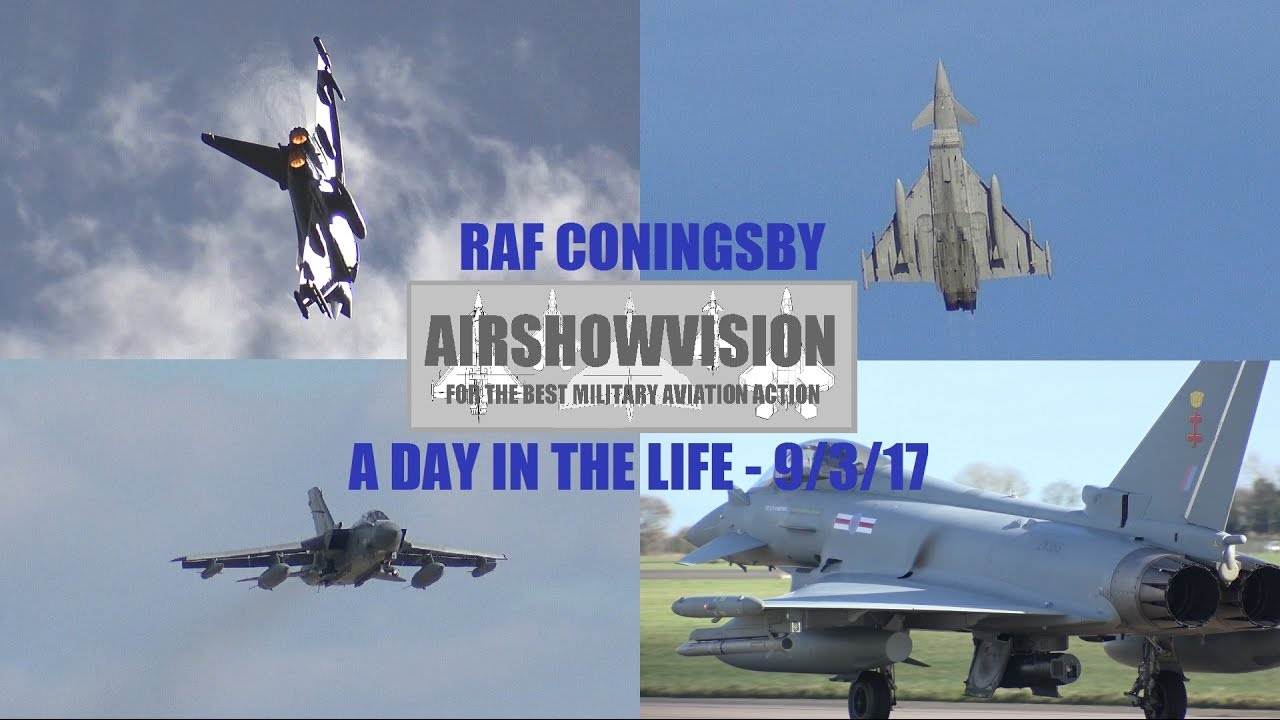RAF CONINGSBY - A DAY IN THE LIFE / DISPLAY CLIPS 2017 - 9th March ...