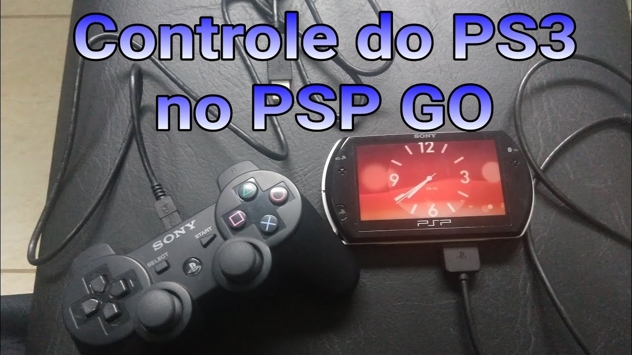Tutorial Controle do PS3 no PSP GO - YouTube