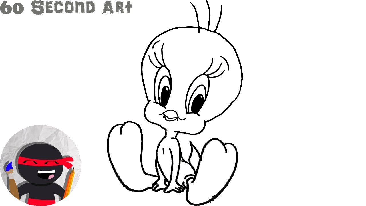 How To Draw Tweety Bird | Easy, Step By Step Tutorials For Beginners ...