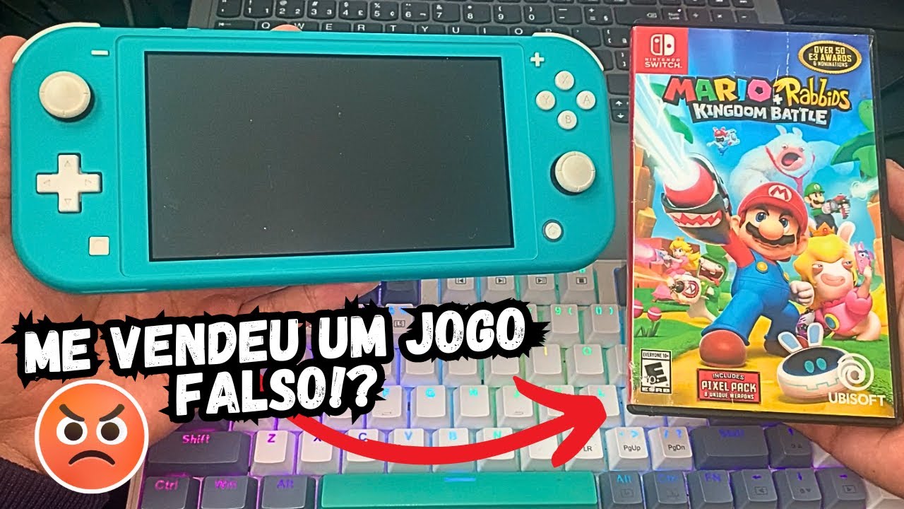 COMPREI um NINTENDO SWITCH LITE e o VENDEDOR MANDOU ISSO.... - YouTube