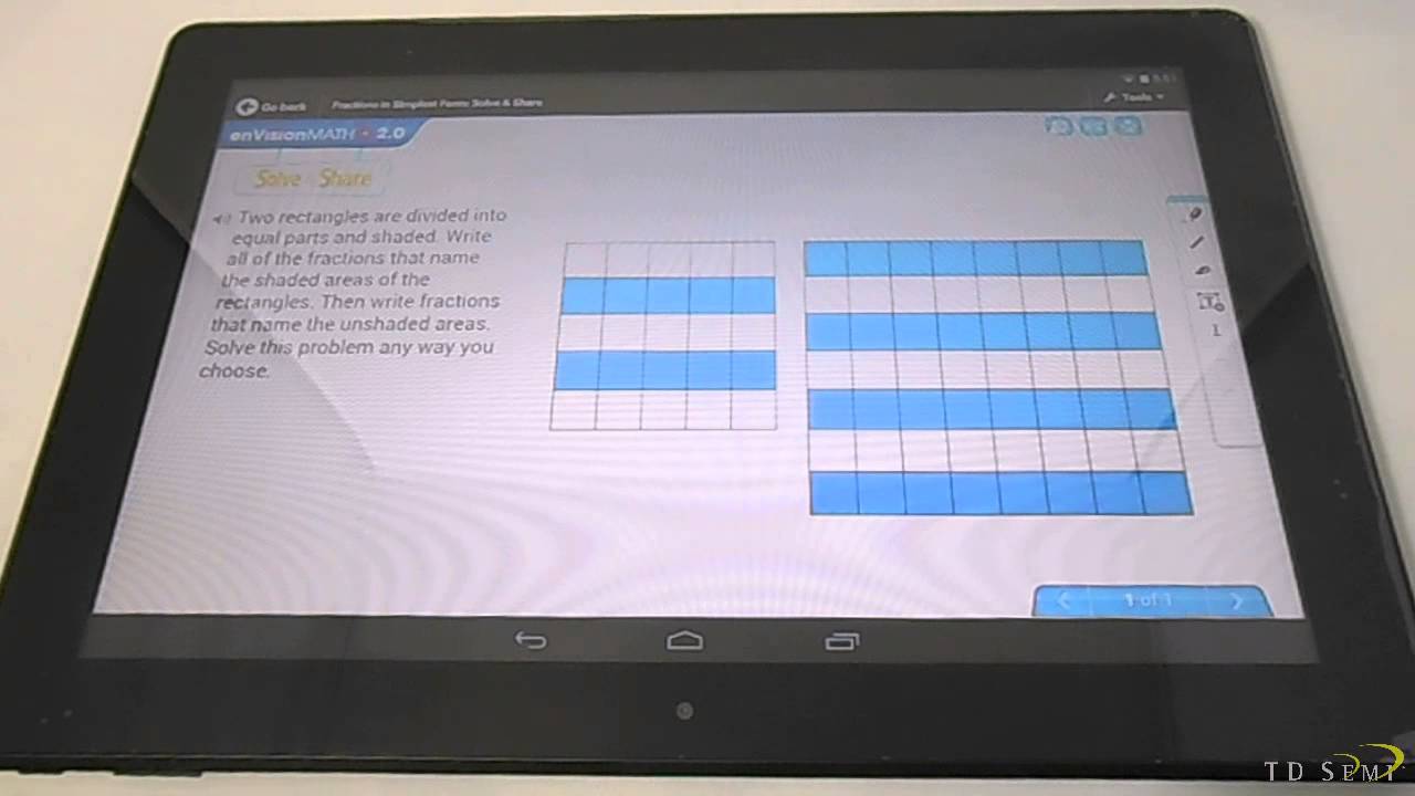 Pearson Realize Math on TD Semi Tron Tab Mega 13.3" Android Tablet ...