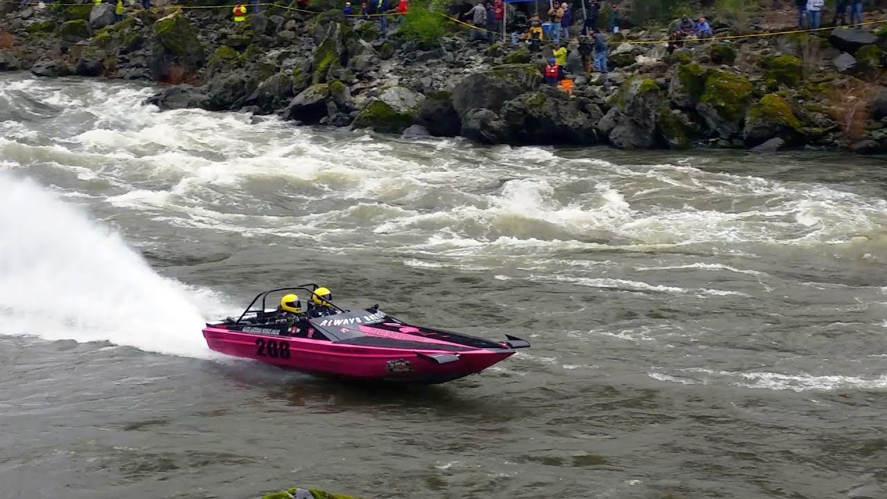 A208 Flamingo. 2019 Salmon River jet boat race. - YouTube