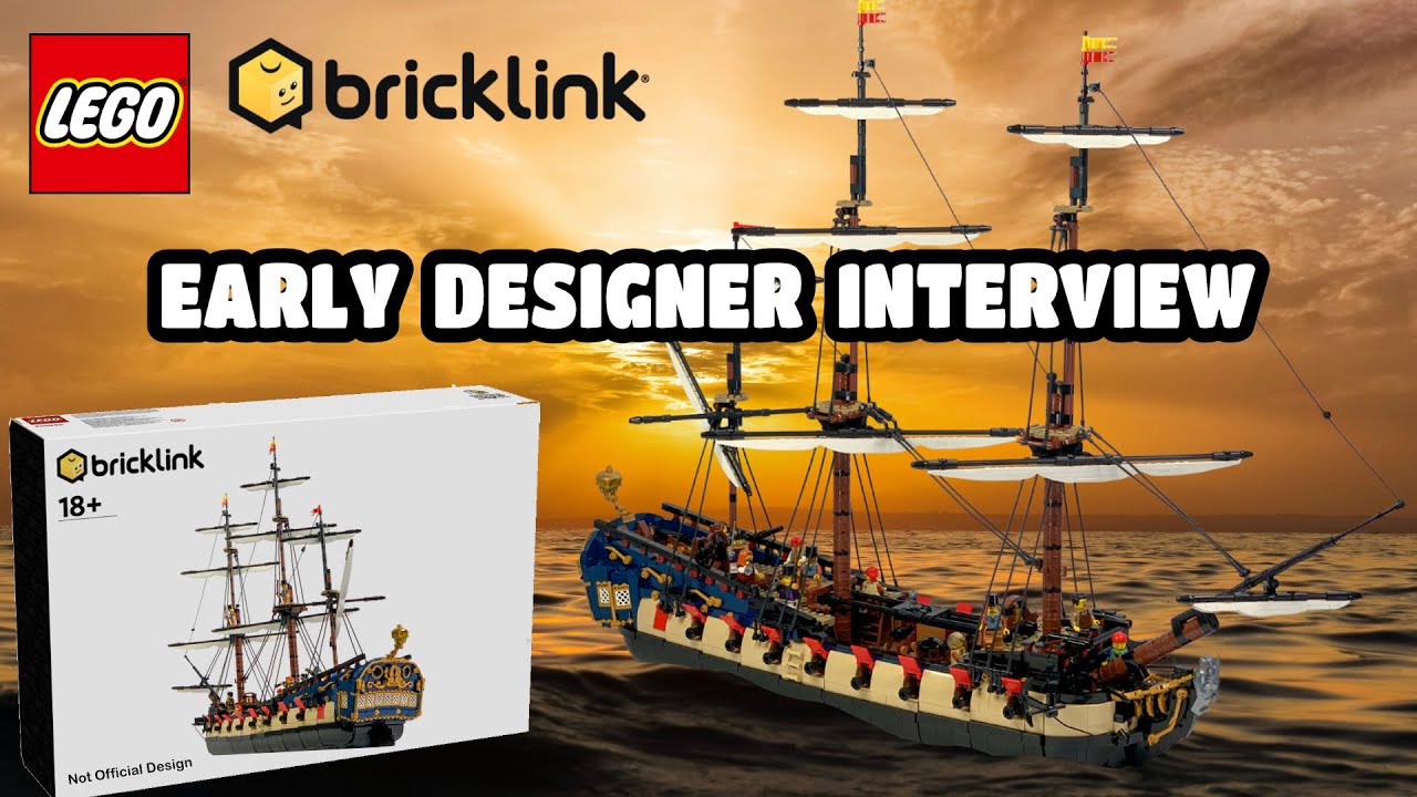 LEGO BrickLink Fortuna Ship Early Designer Interview - YouTube