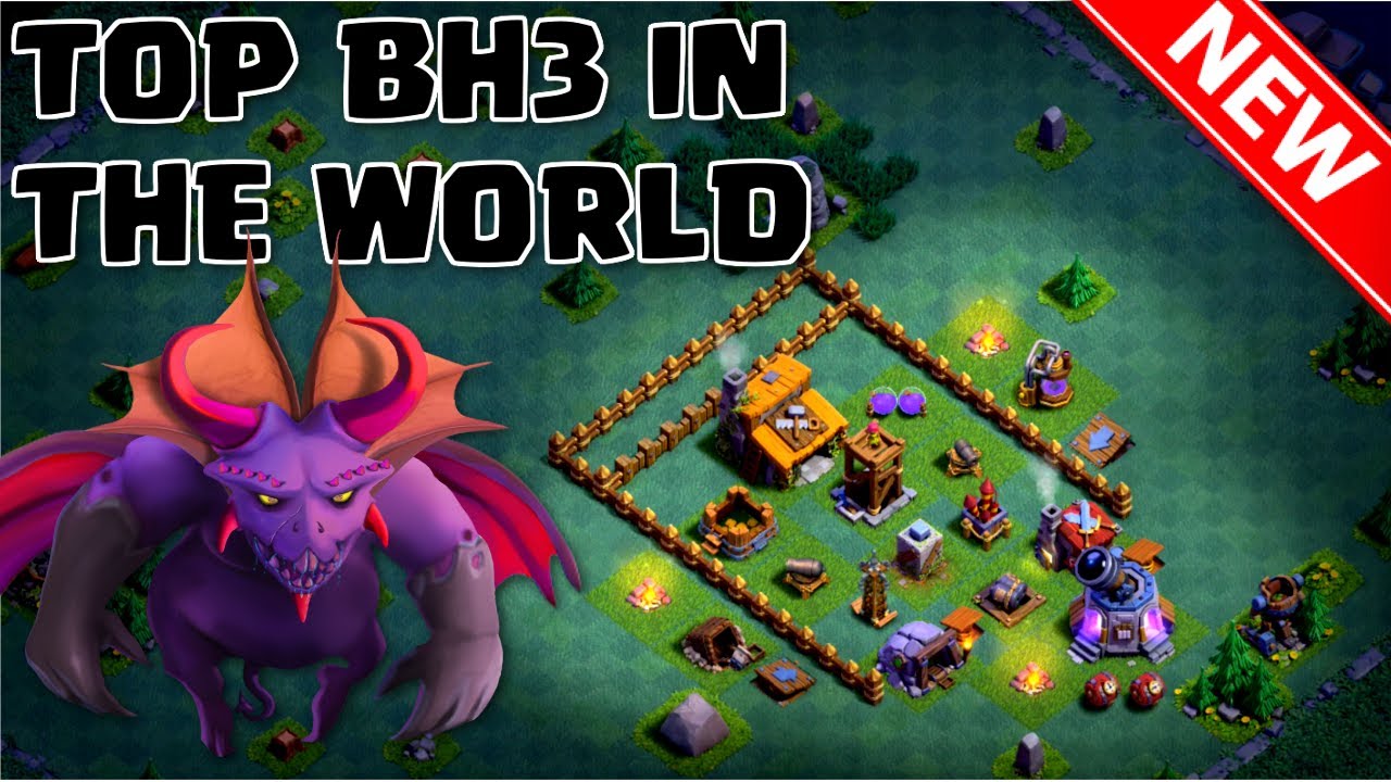 Clash of Clans | TOP BH3 Base! Popular Builder Hall 3 Base Design ...