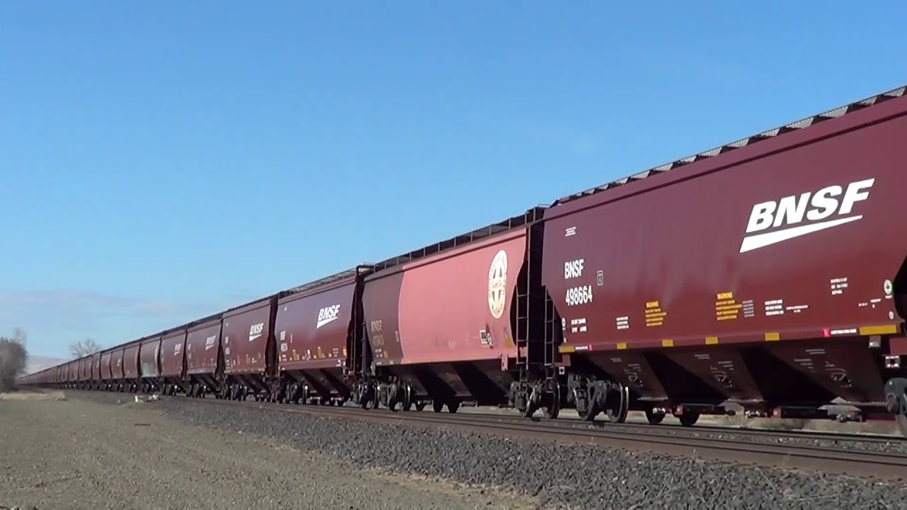 BNSF 6061 East Toppenish, WA 3-10-18 - YouTube