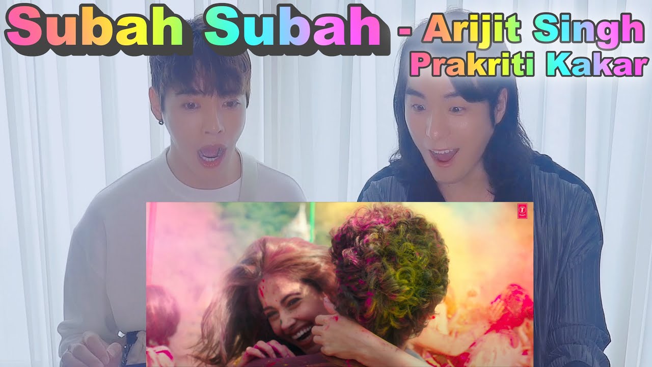 Reactions of Korean Singers to the MV of India's Love Triangle🔺Subah ...