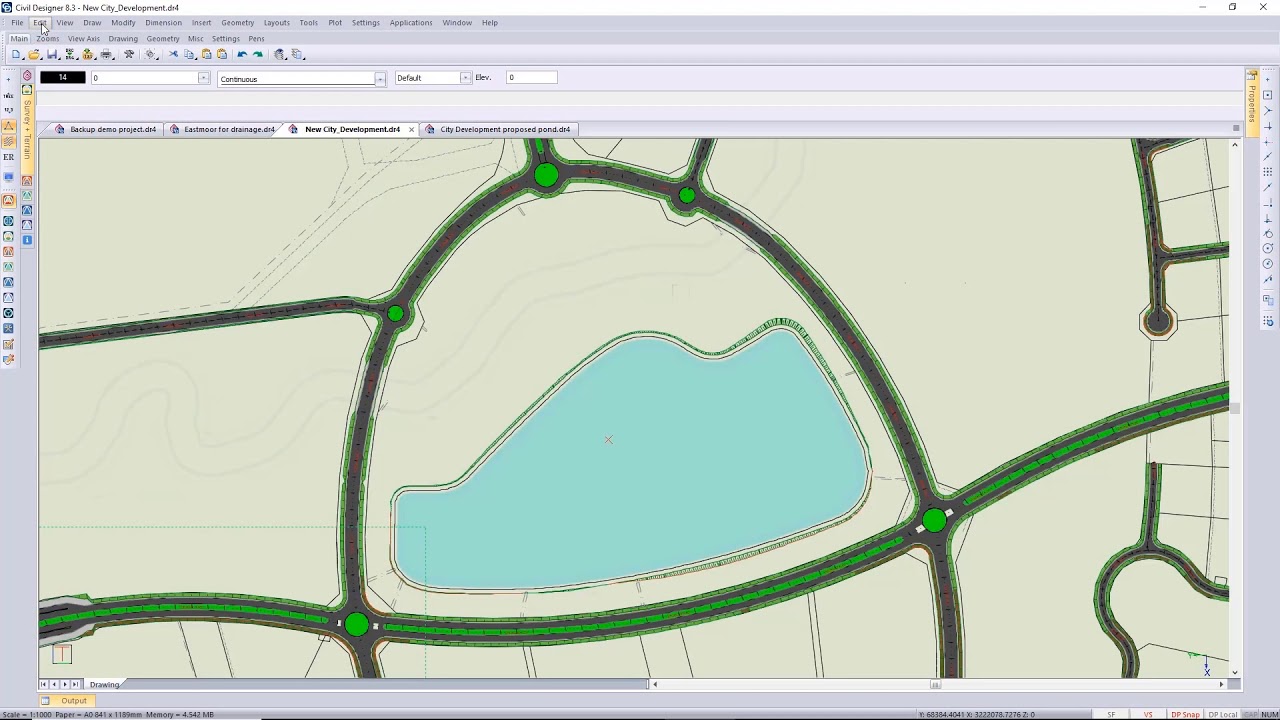 CIVIL DESIGNER FAQ - Cut and paste co-ordinated CAD entities - YouTube