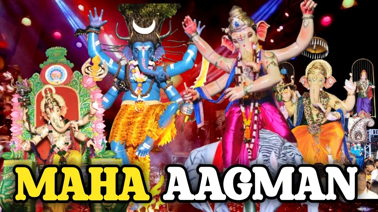 Live Bhagal Ganpati Aagman 2025 || Biggest Ganpati Aagman in Surat ...