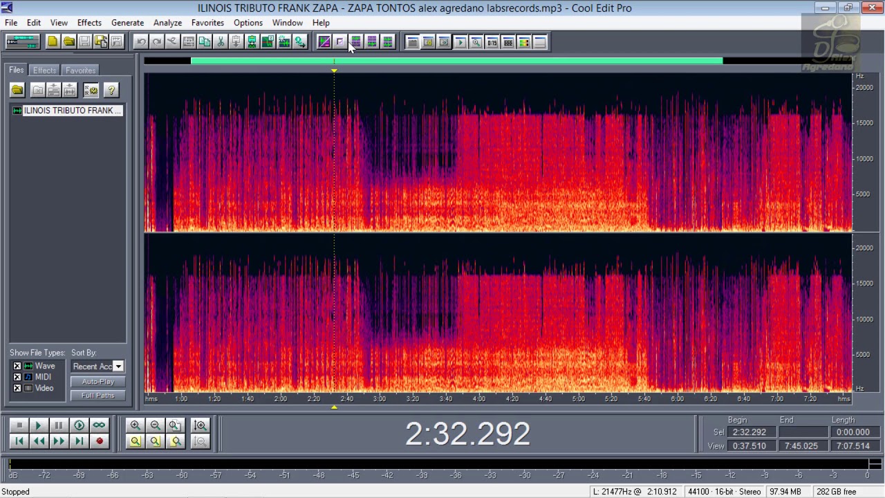 Primeros pasos en audio digital con cool edit pro - Video 2 ...