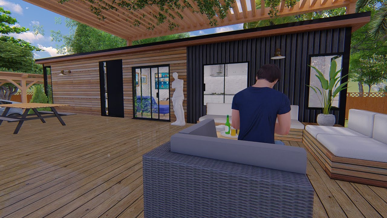 บ้านขนาดเล็ก / small house design 3x12 m - YouTube