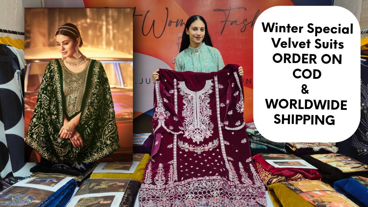 Winter Special Velvet Suits | ORDER ON COD & WORLDWIDE SHIPPING | - YouTube